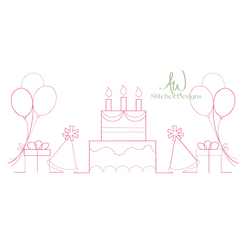Birthday Line – AW Stitches Designs