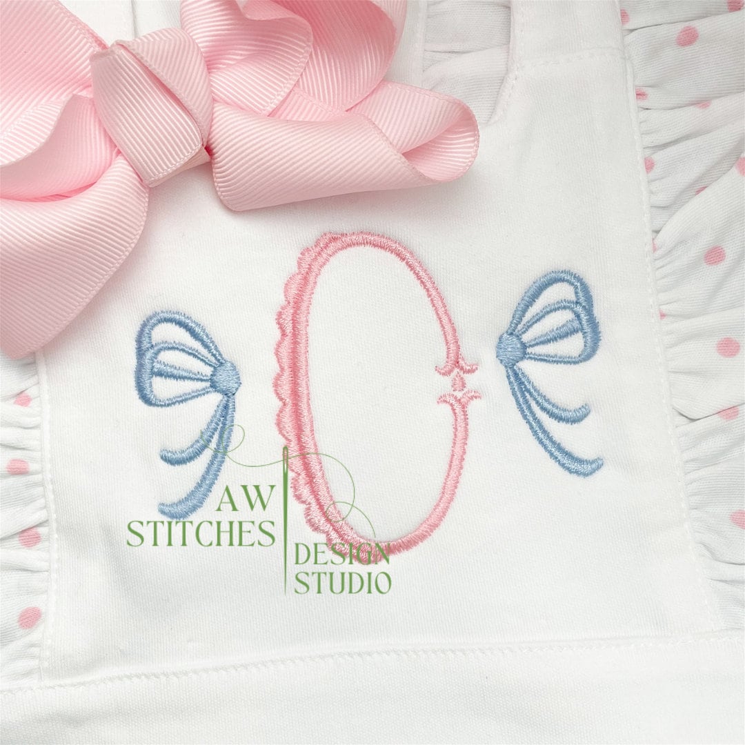 Side Bow Mini Fill – AW Stitches Designs