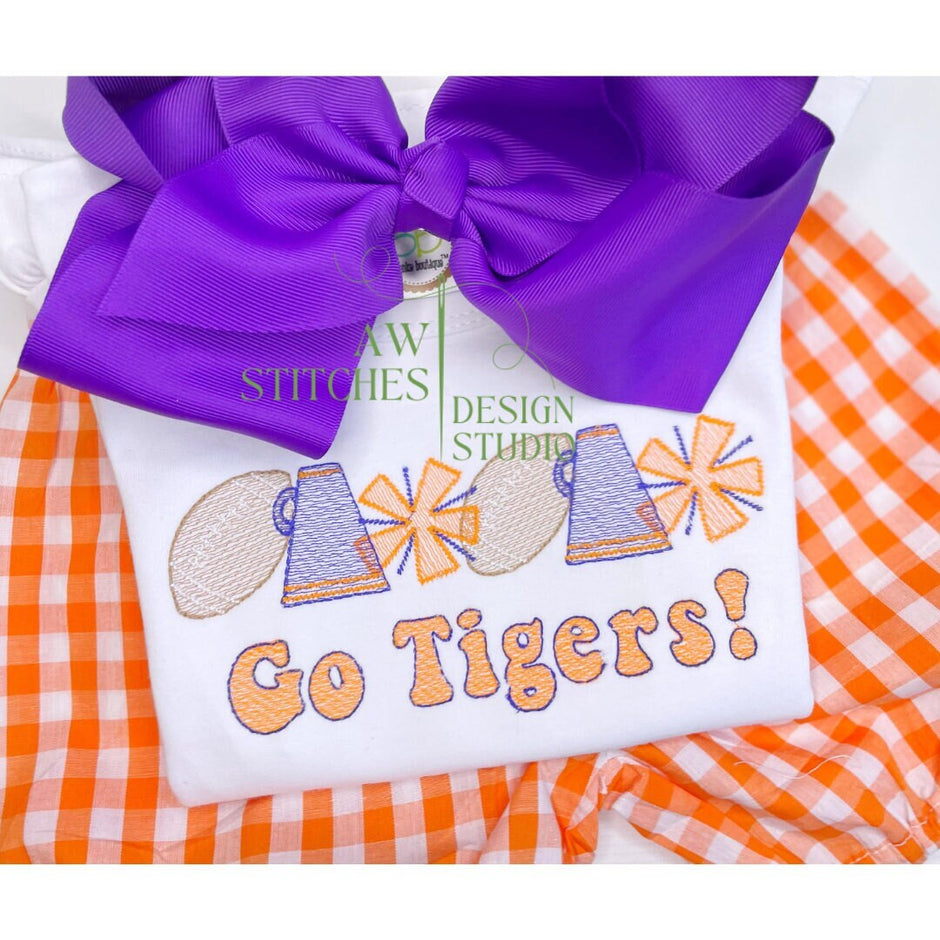 Cheer Embroidery Design Collection – AW Stitches Designs